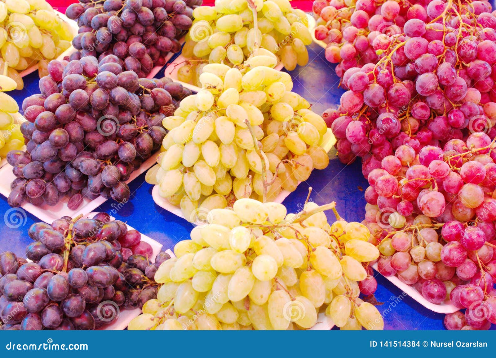 Grape varieties stock photo. Image of green, kind, core - 141514384