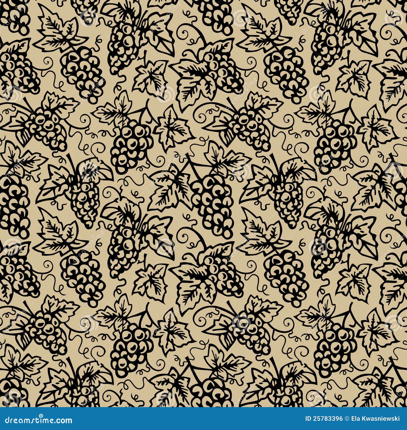 Grapevine Pattern Clipart