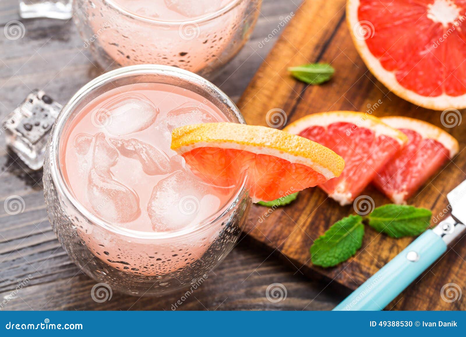 Grapefruit cocktail stock photo. Image of cold, fruity - 49388530