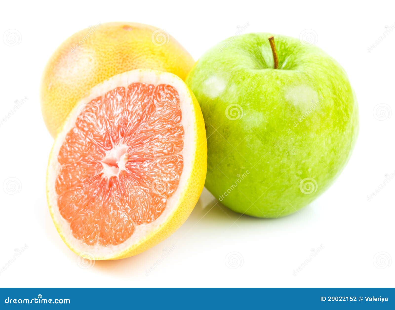 Grapefruit end green apple stock photo. Image of thin - 29022152