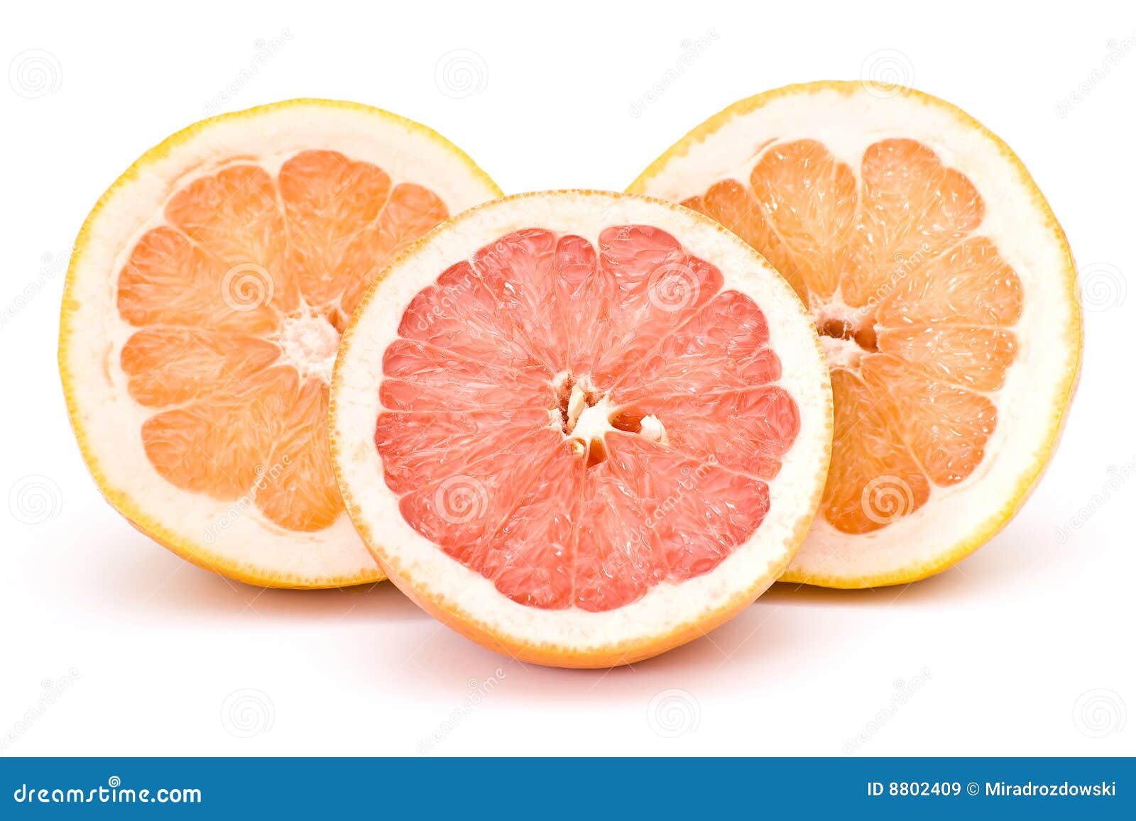 Grapefruit halves stock image. Image of color, yellow - 8802409