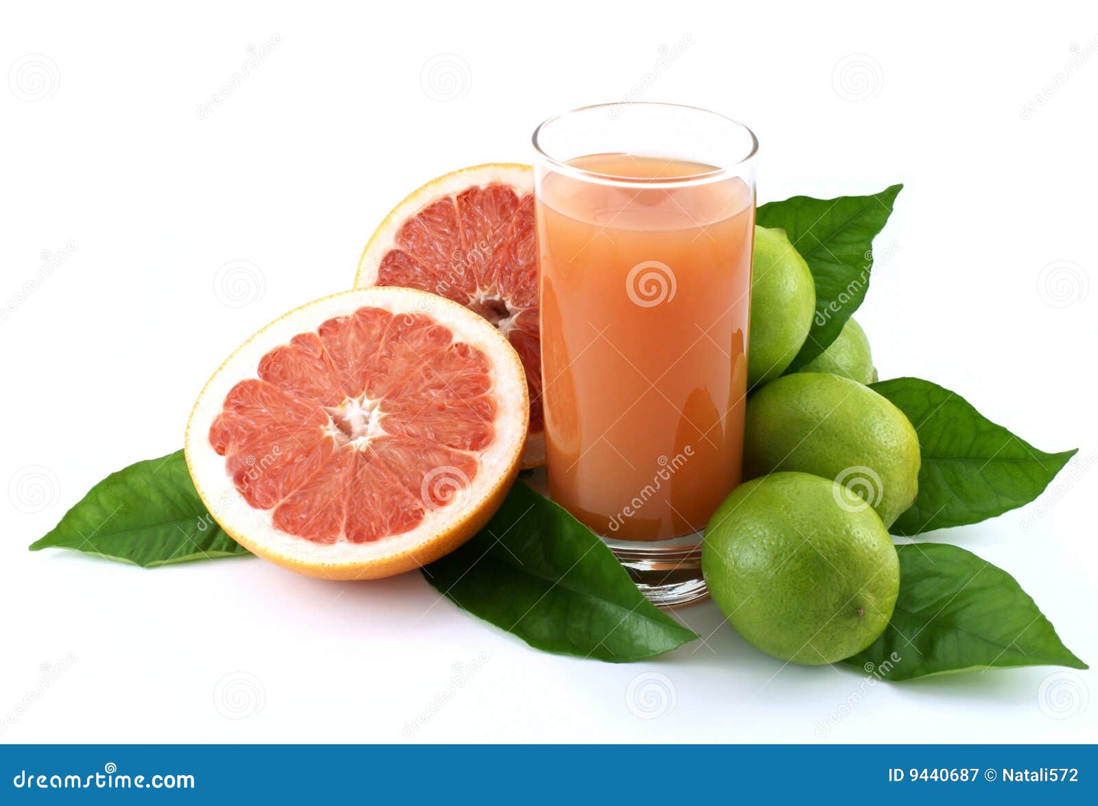 Grapefruit,lime and juice. stock image. Image of color - 9440687
