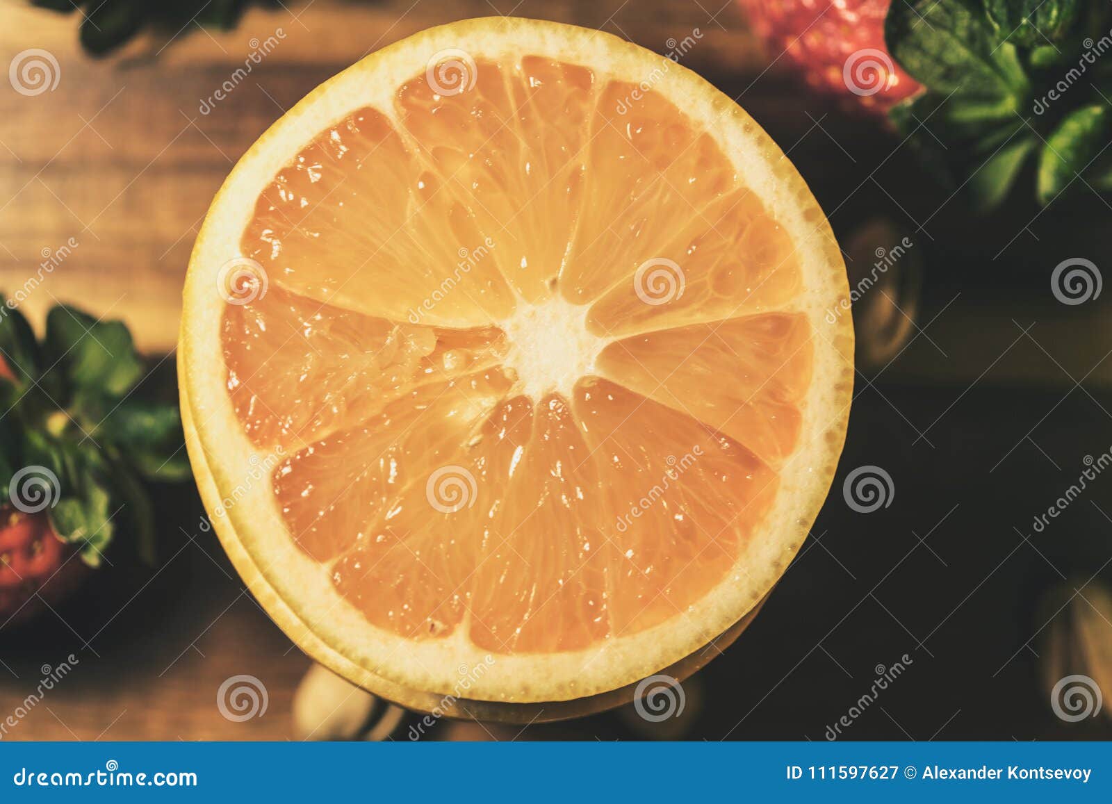 Grapefruit with salty nuts stock image. Image of organic - 111597627