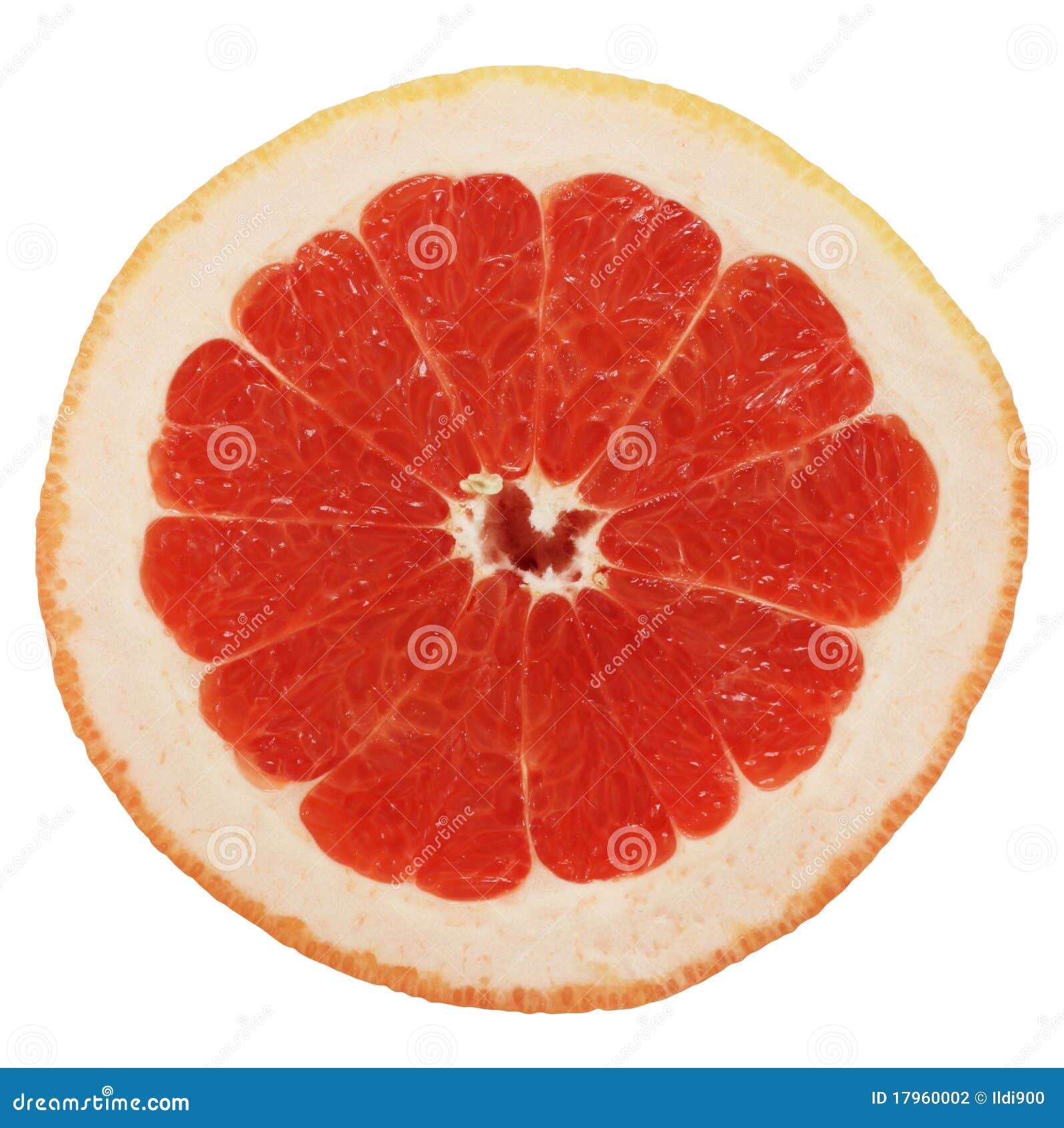 Grapefruit slice. stock photo. Image of clipping, tropical - 17960002