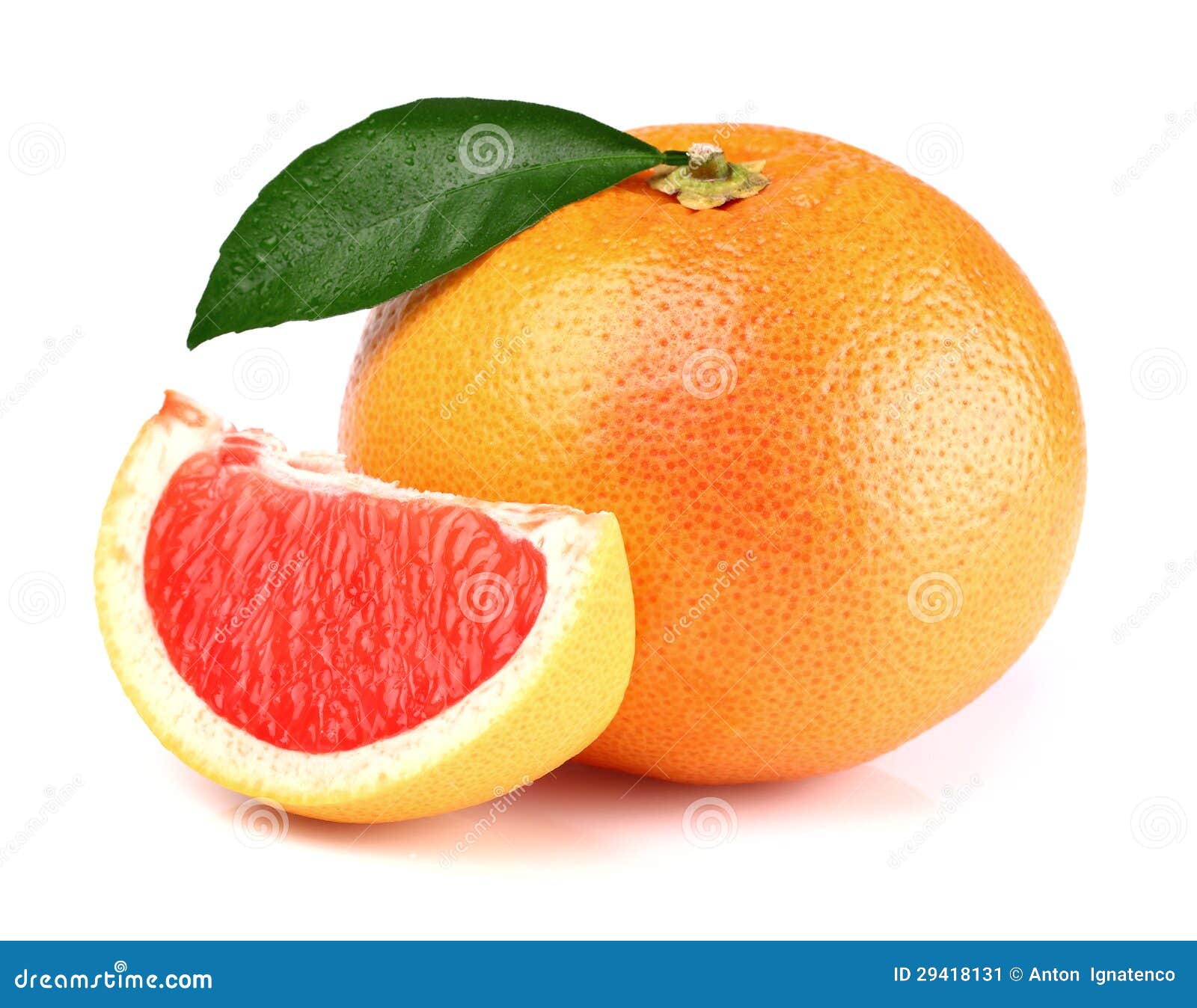 Grapefruit with slice stock image. Image of objects, natural - 29418131