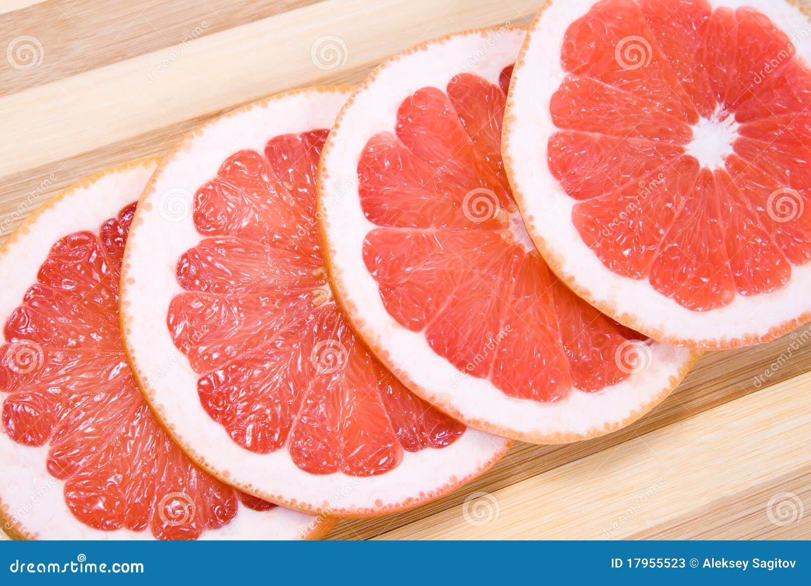 Grapefruit slices stock image. Image of nature, single - 17955523