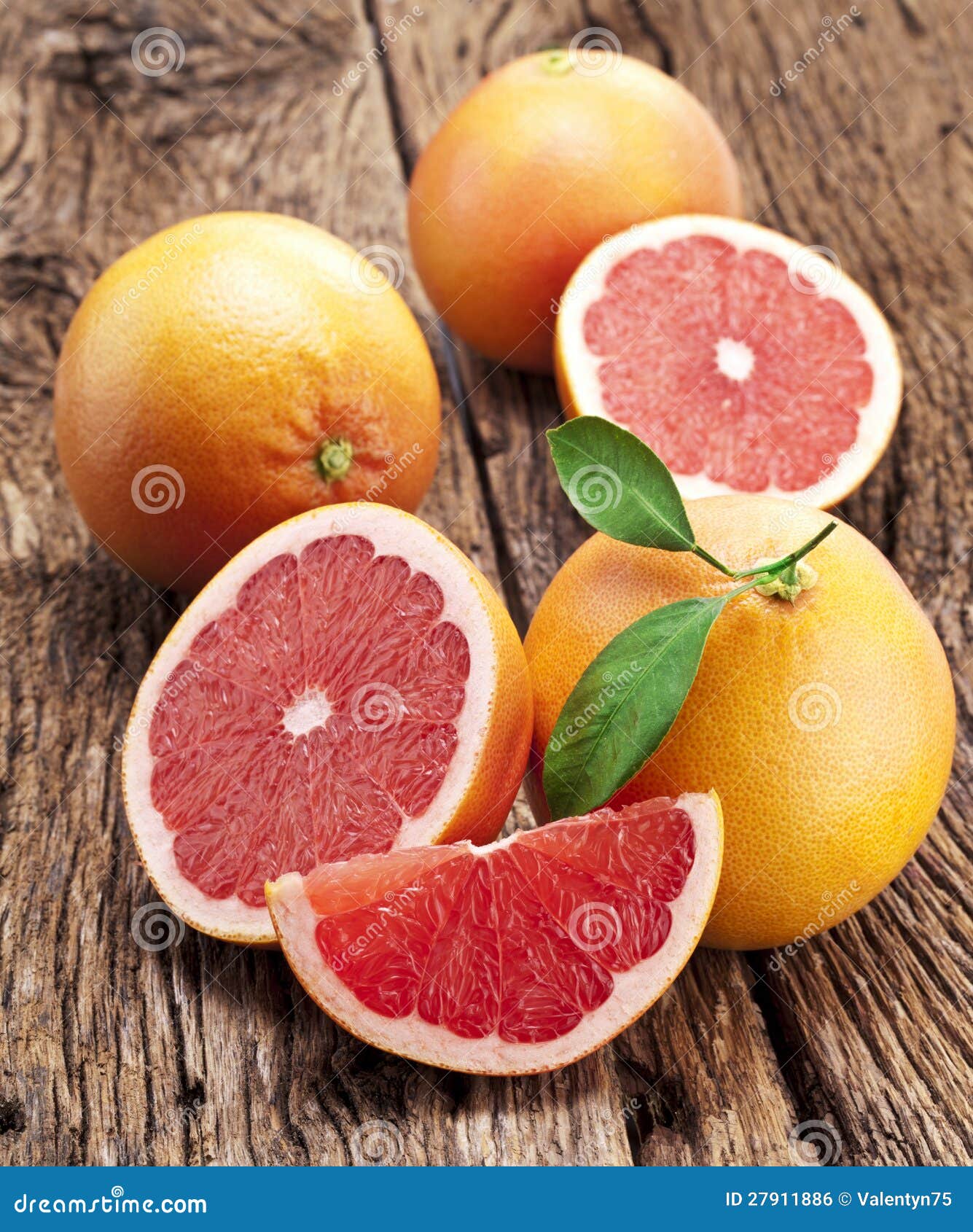Grapefruit with slices. stock photo. Image of nature - 27911886