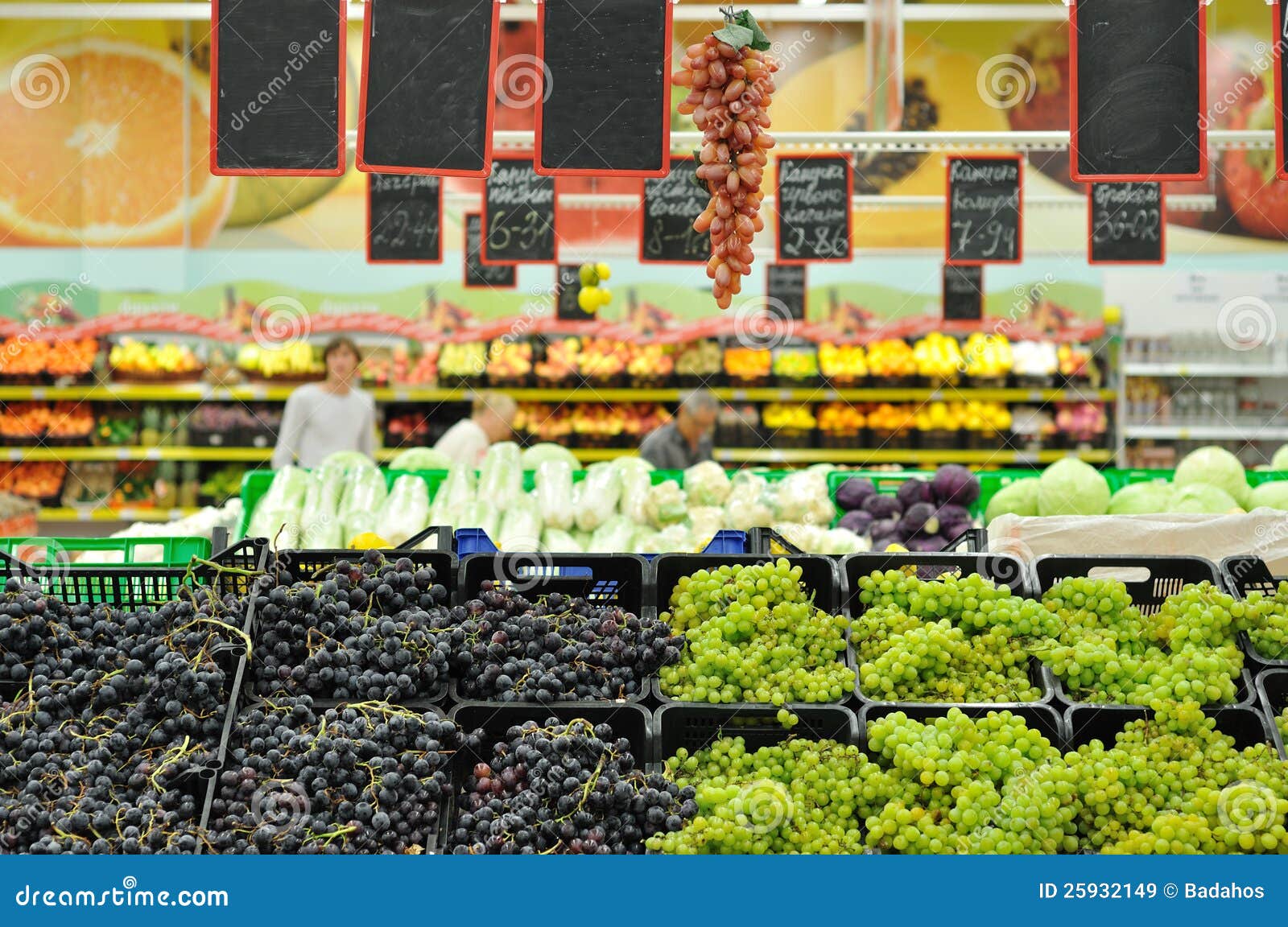 Grapes stock image. Image of juicy, shop, shelves, food - 25932149