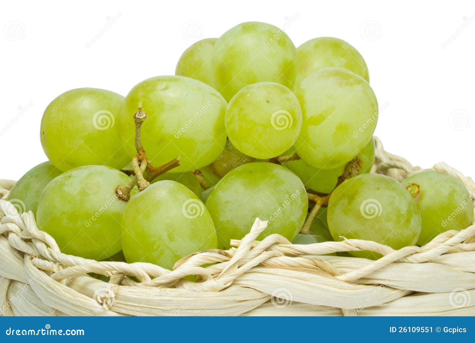 Grapes in a basket stock image. Image of season, delicious - 26109551