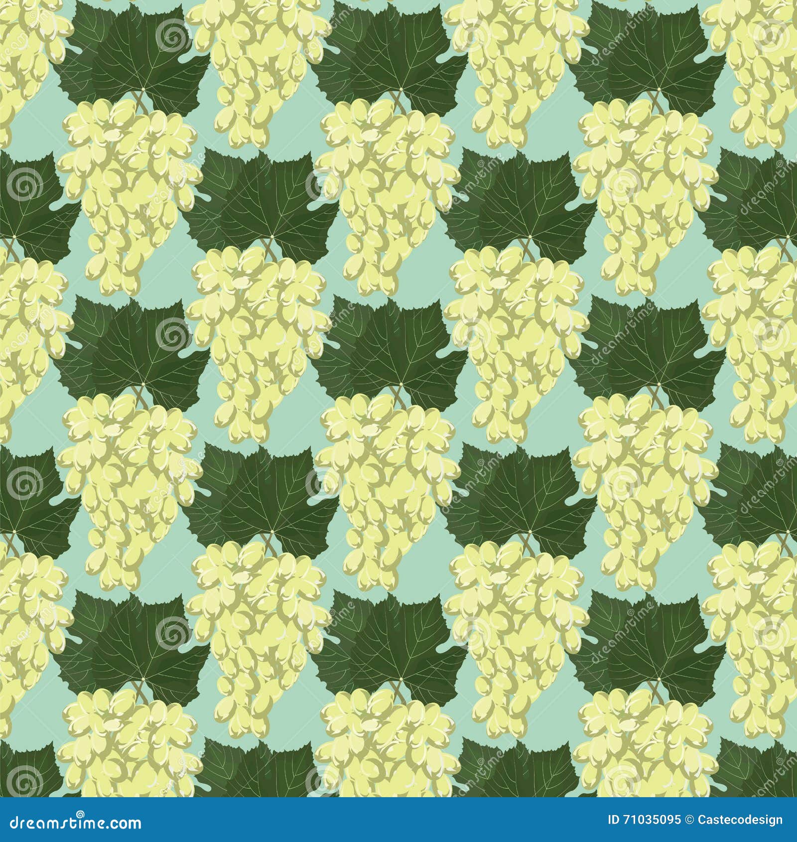 Grapes clusters pattern stock vector. Illustration of decorative - 71035095