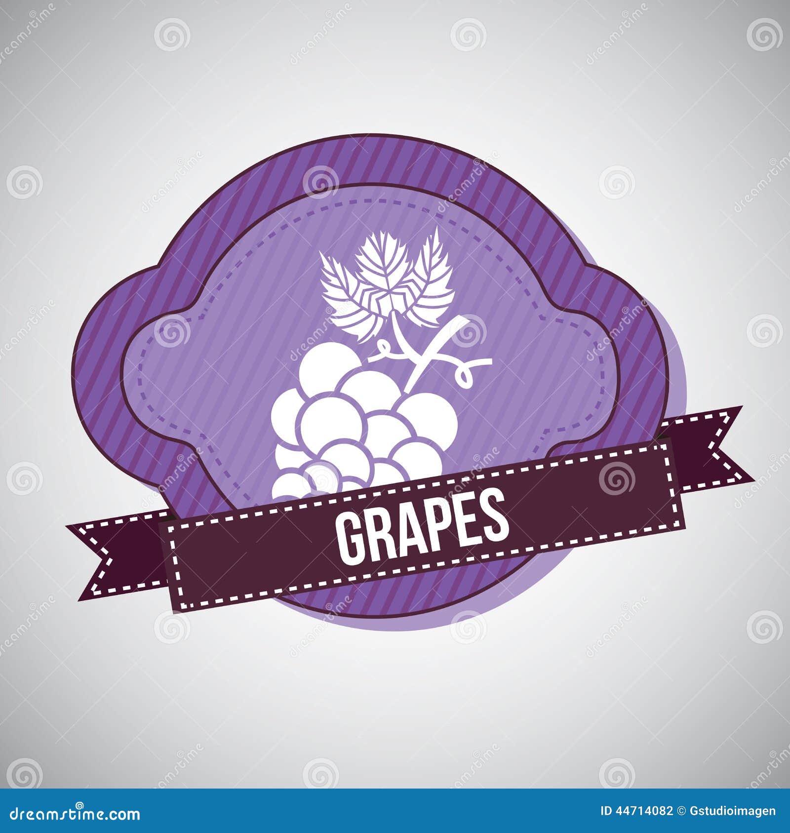 Grapes design stock vector. Illustration of element, food - 44714082