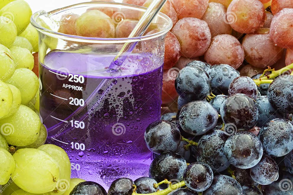 Grapes2 stock image. Image of glass, macro, yellow, analysis - 36245887