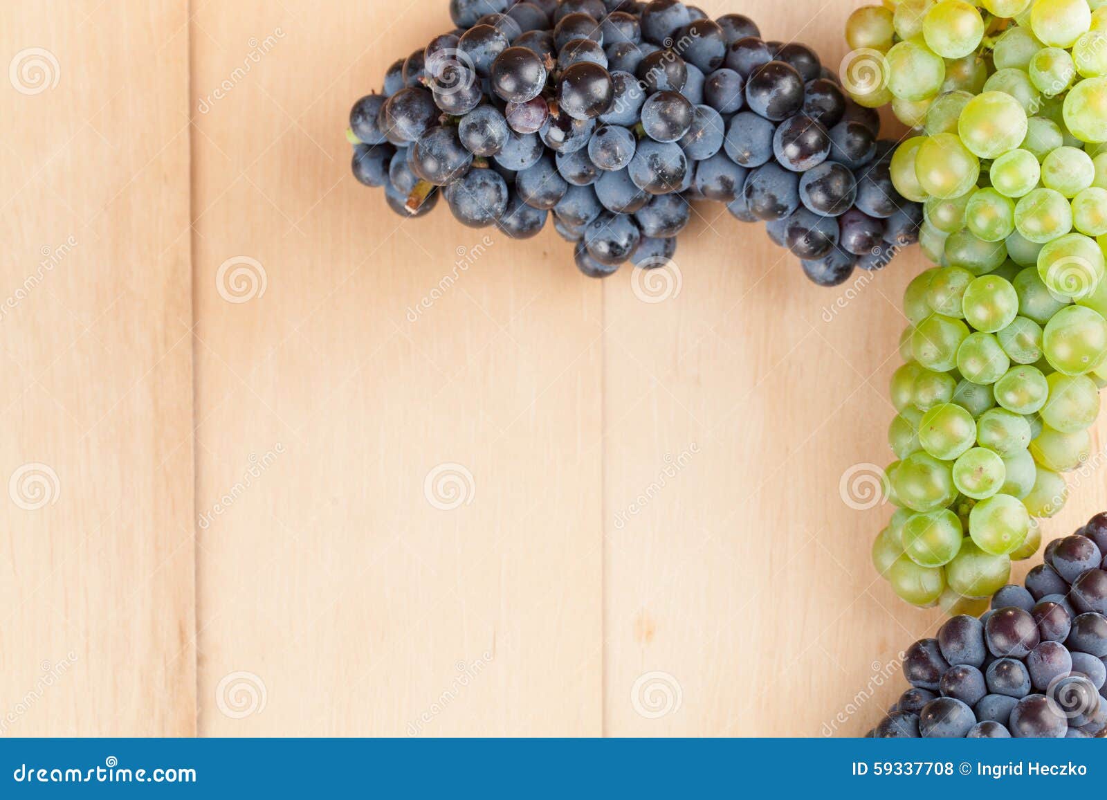 Grapes frame stock photo. Image of ripe, fruit, wooden - 59337708