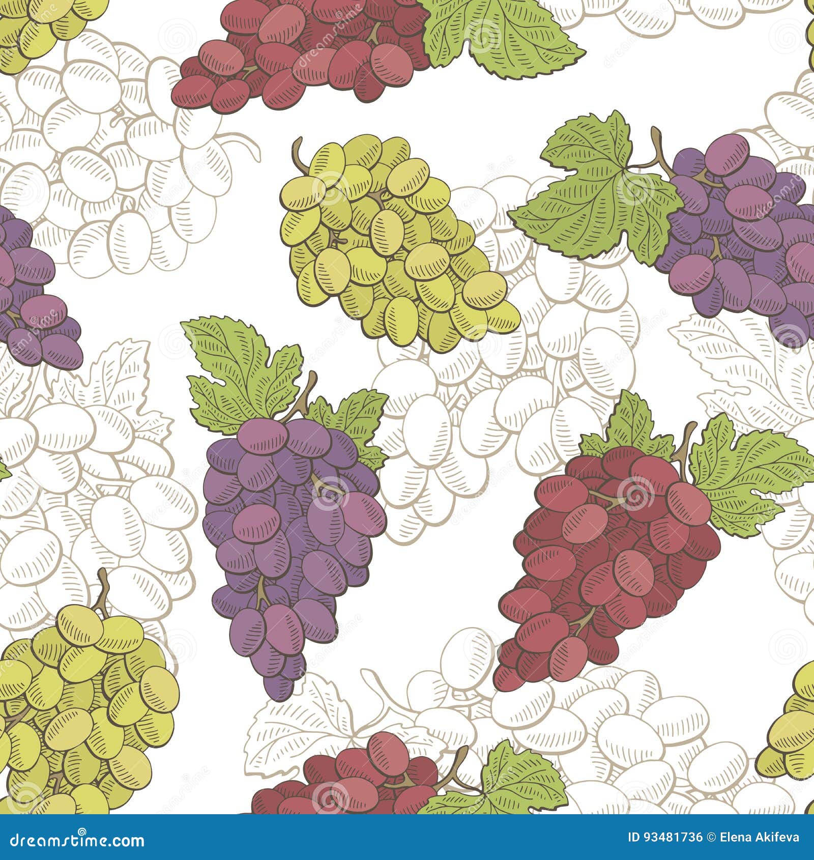 Grapes Fruit Infographics With Some Point Title Description For ...
