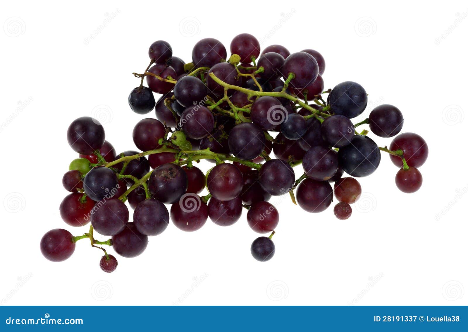 Grapes Home Grown on White stock image. Image of green - 28191337