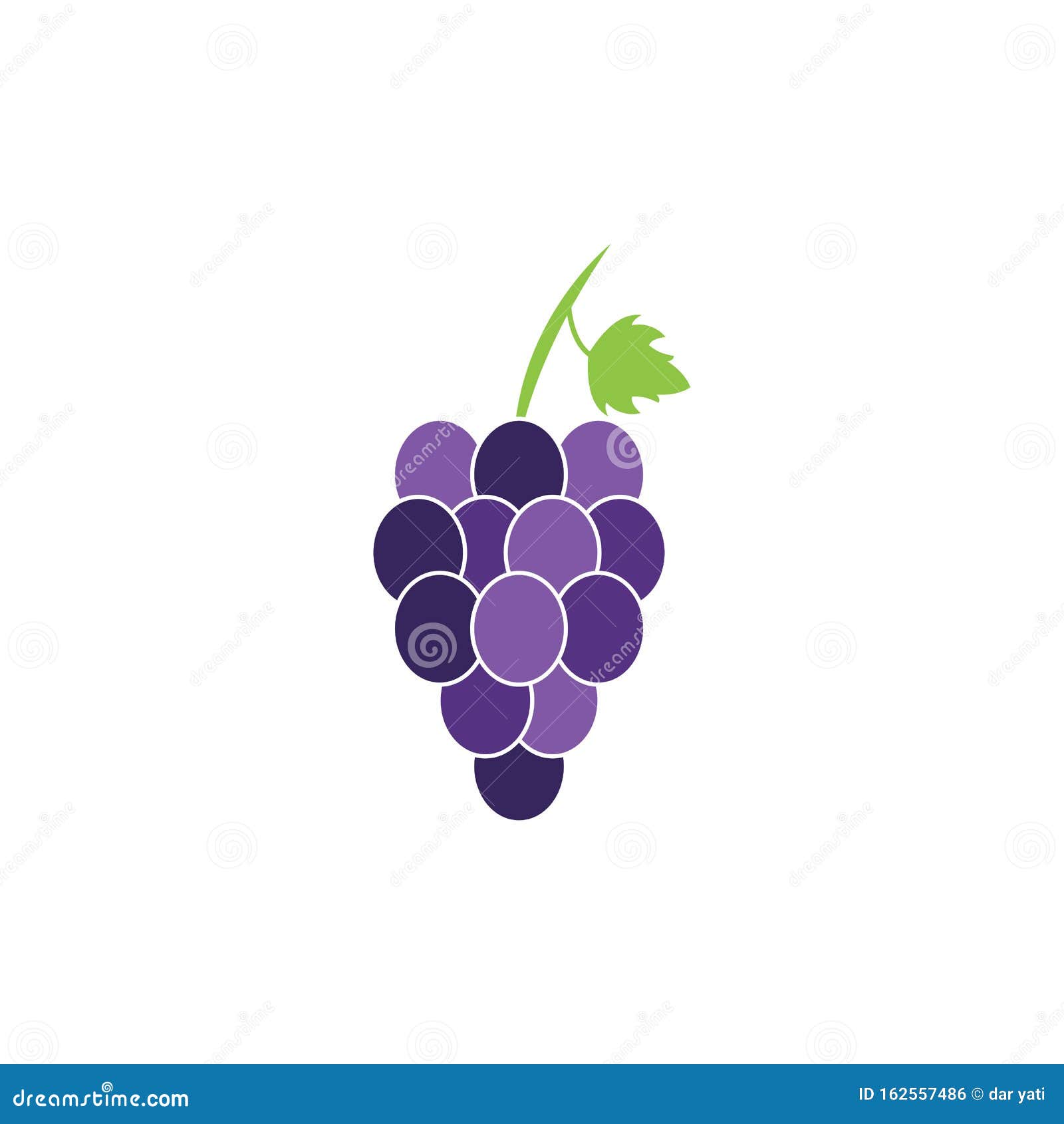 Grapes Logo Template Vector Icon Illustration Stock Vector ...