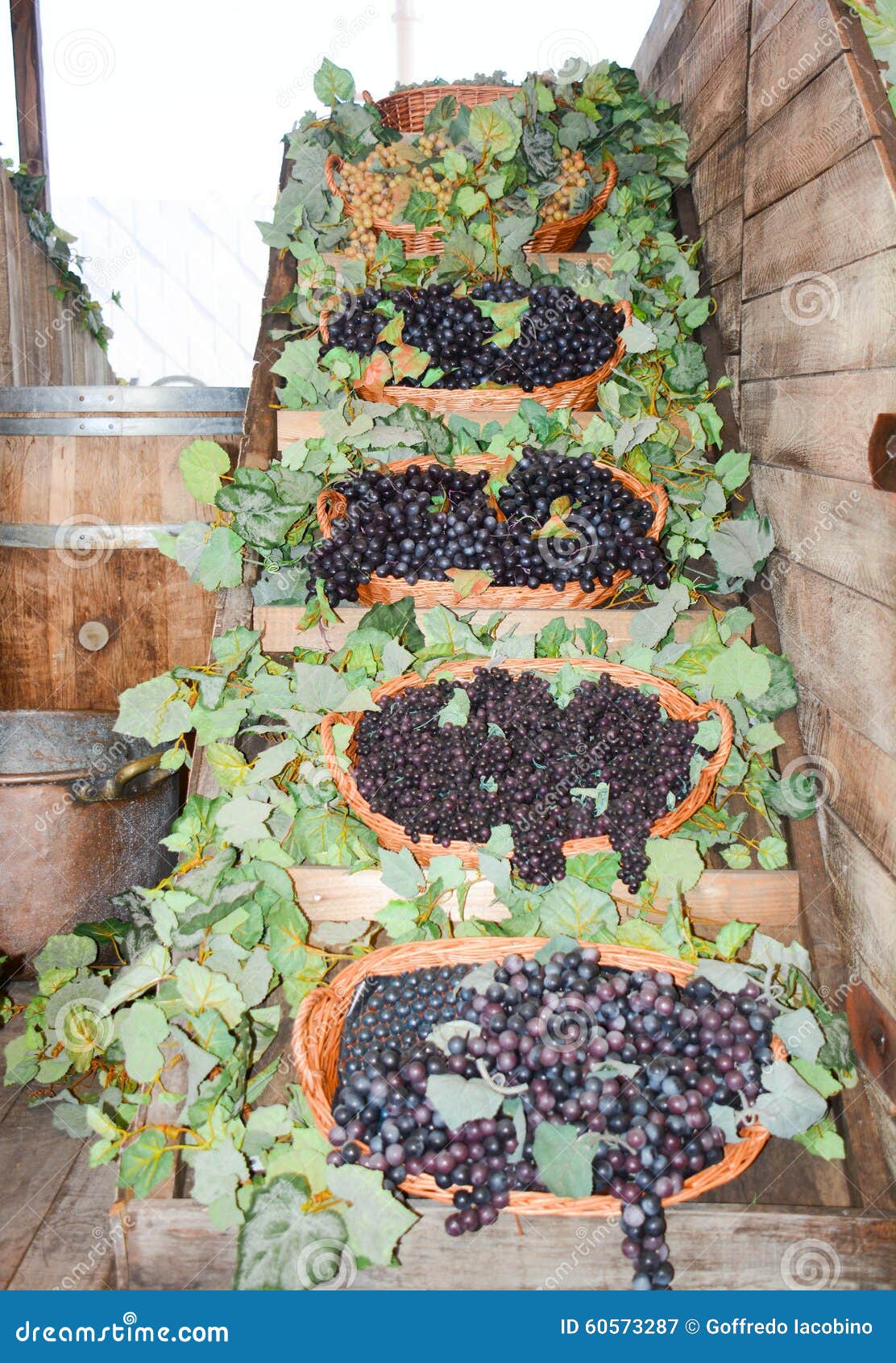 Grapes market 1 stock image. Image of banquet, grapes - 60573287