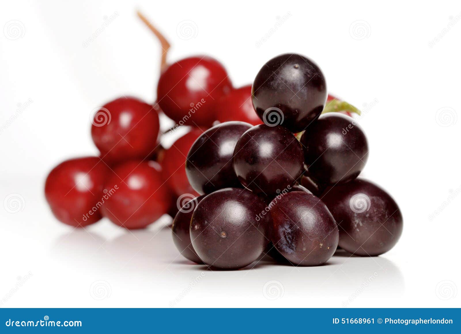 Grapes mix stock image. Image of ingredient, healthy - 51668961