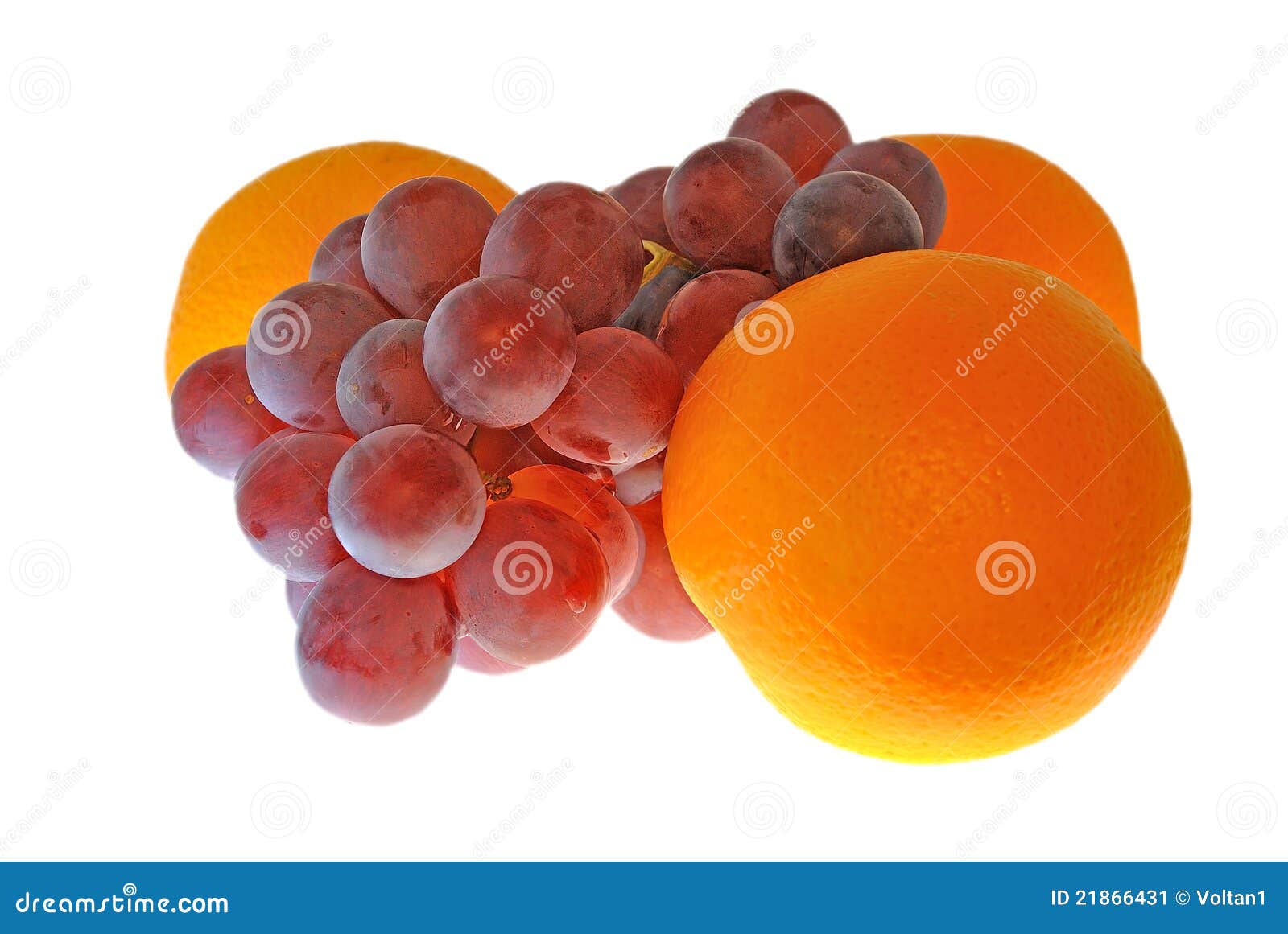 Grapes and oranges stock image. Image of harvest, vegetarian - 21866431