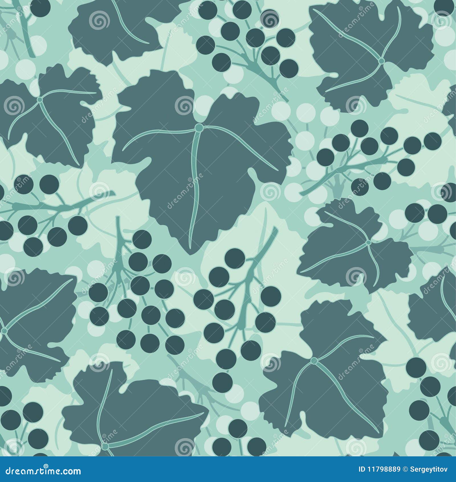 Grapes pattern stock vector. Illustration of gentle, beauty - 11798889