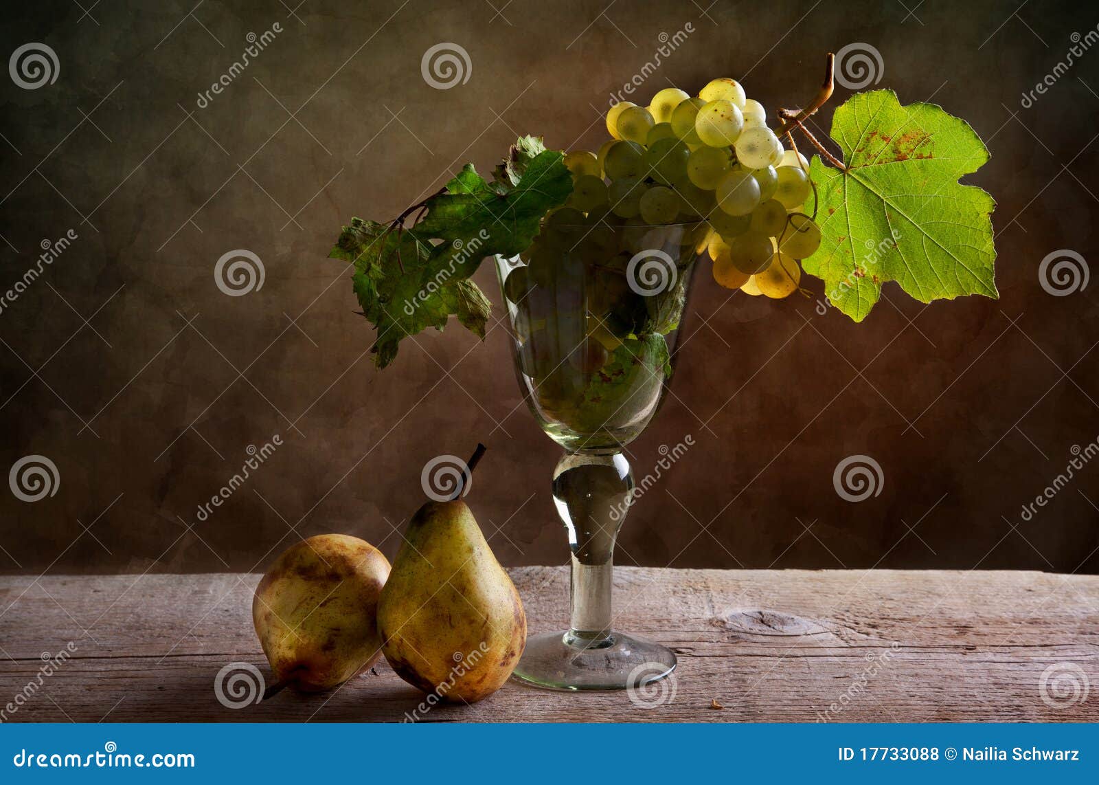 Grapes and Pears stock photo. Image of table, grape, aged - 17733088