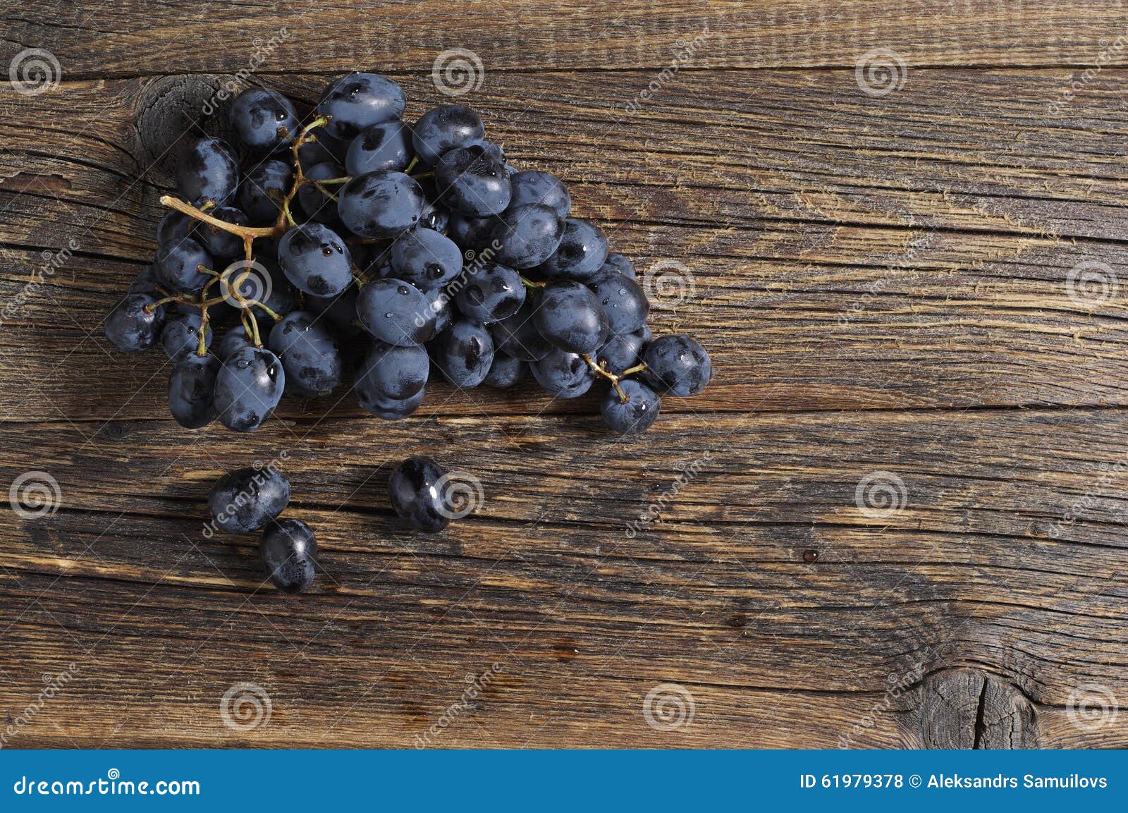 Grapes on table stock photo. Image of fresh, natural - 61979378