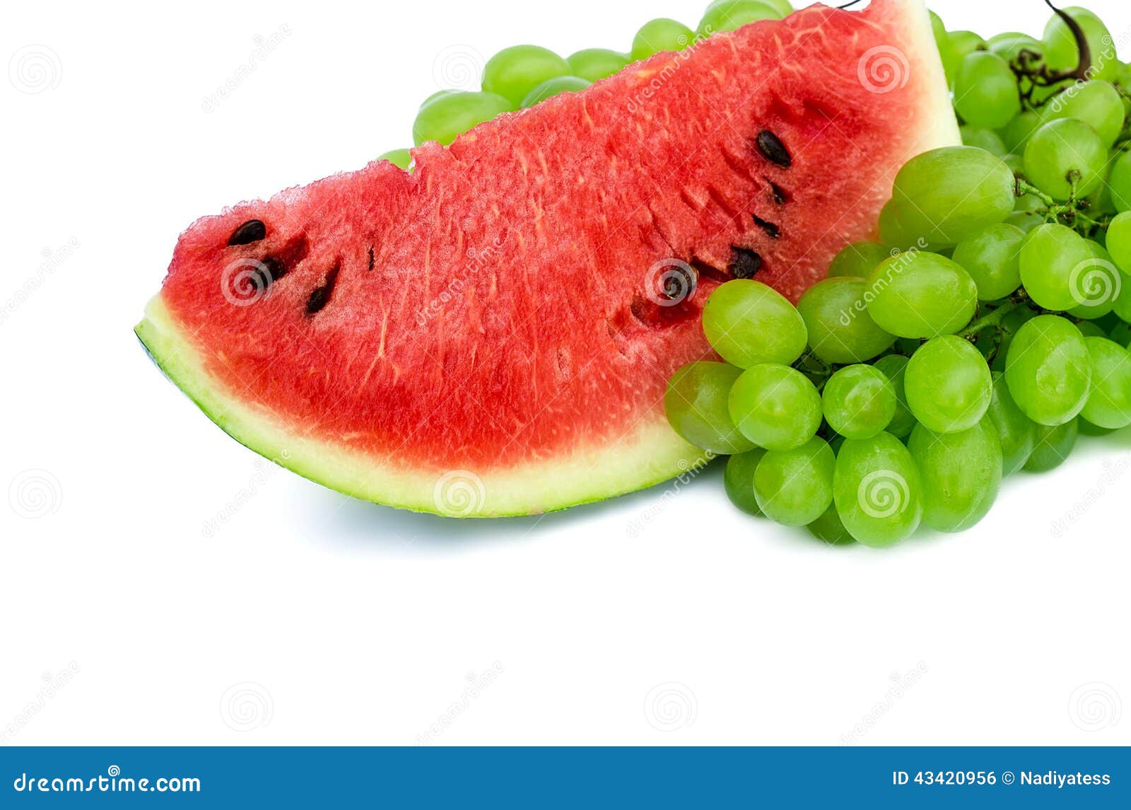Grapes and water-melon stock photo. Image of ingredient - 43420956