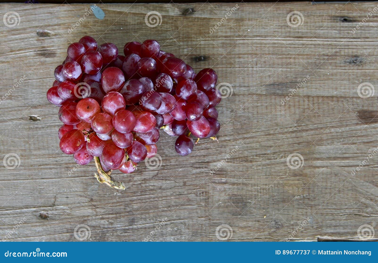 Grapes on wood table stock image. Image of healthy, macro - 89677737