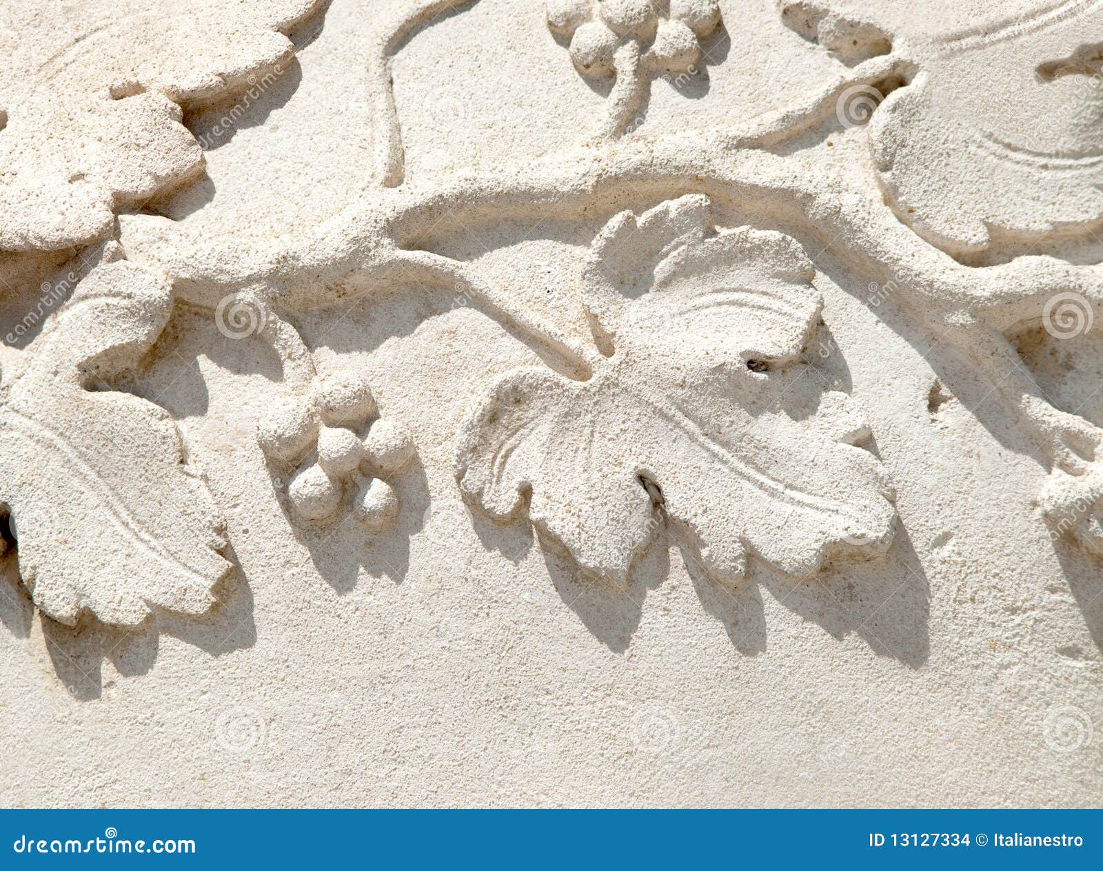 Grapevine bas-relif stock photo. Image of cluster, engraving - 13127334