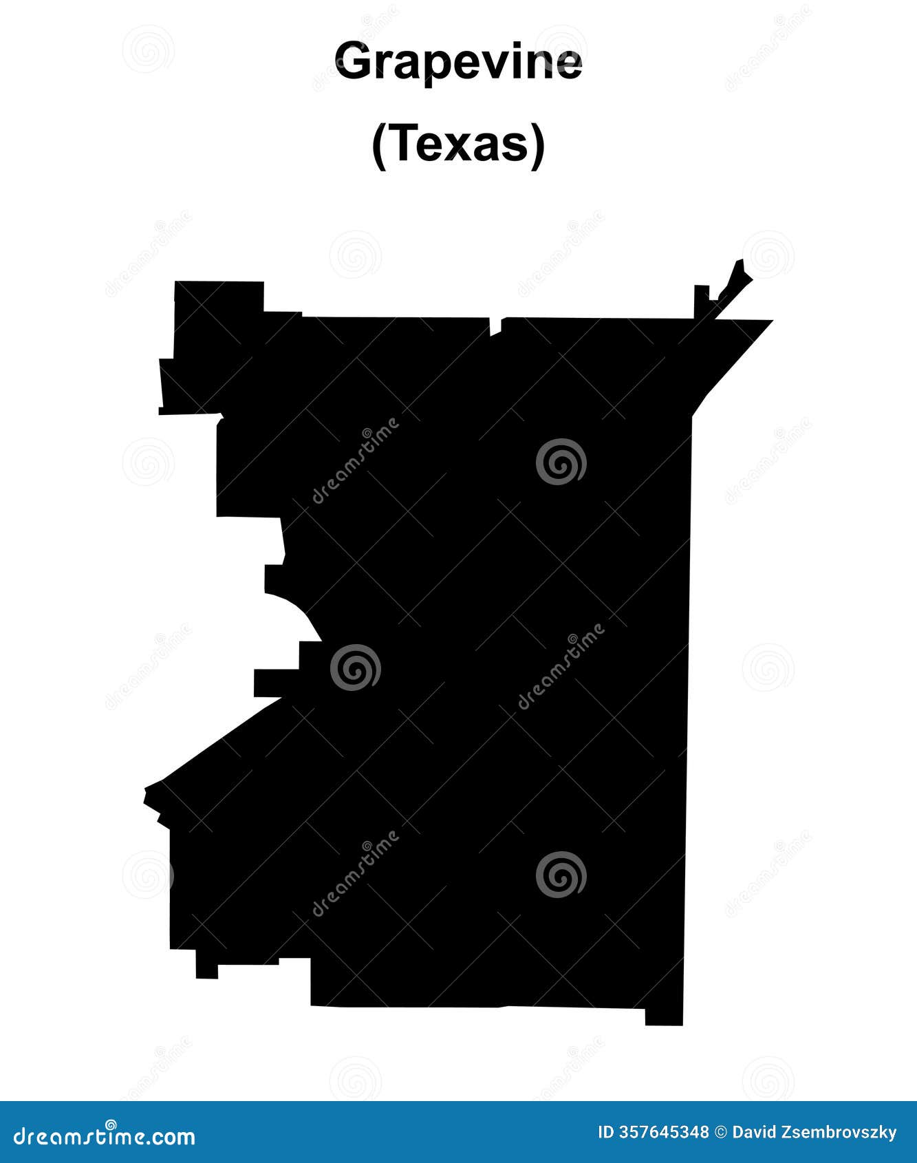 Grapevine outline map stock vector. Illustration of boundaries - 357645348