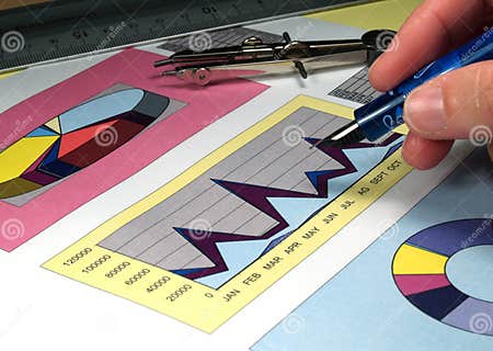 Graph analysis stock photo. Image of office, performance - 6675414