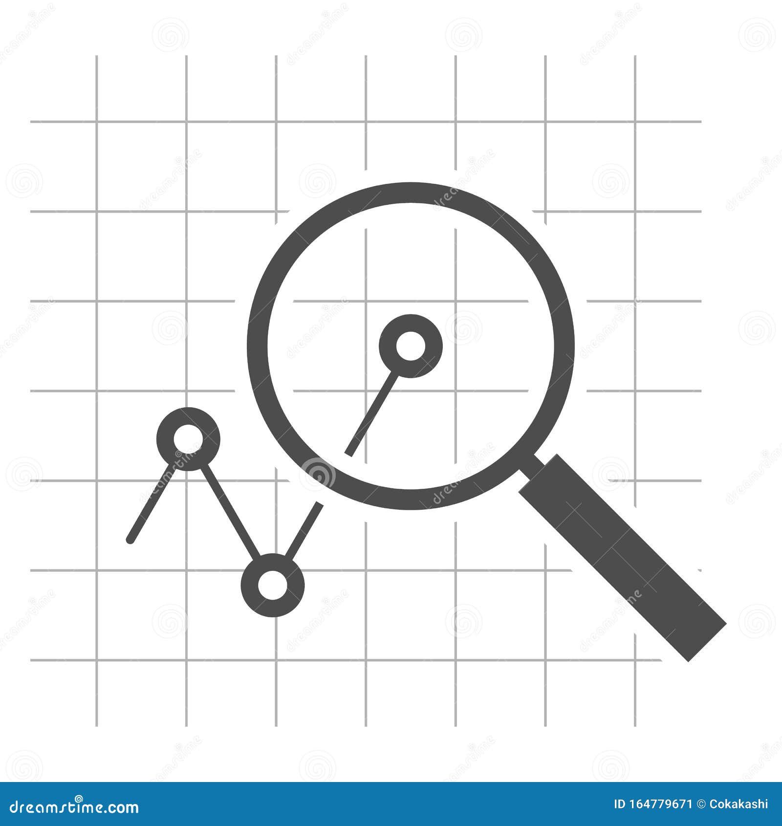 Graph Analysis Symbol Vector, Simple and Flat Design, Minimalist ...
