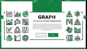 Graph for Analyzing and Research Landing Header Vector Stock ...