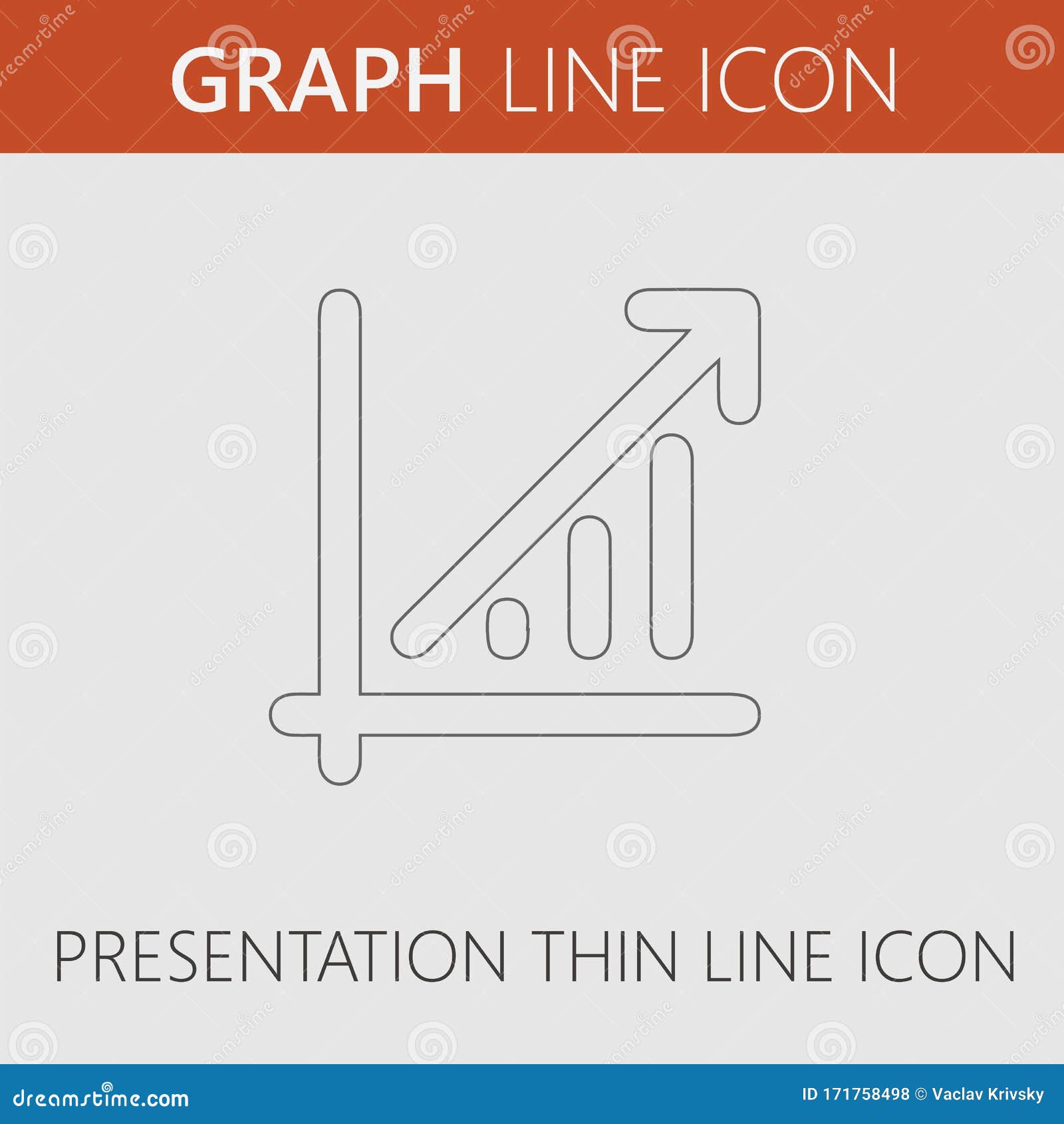 Graph Arrow Up Vector Icon. Stock Vector - Illustration of symbol ...
