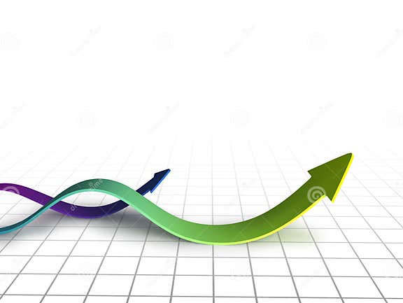 Graph arrows swirl stock illustration. Illustration of grow - 20382683