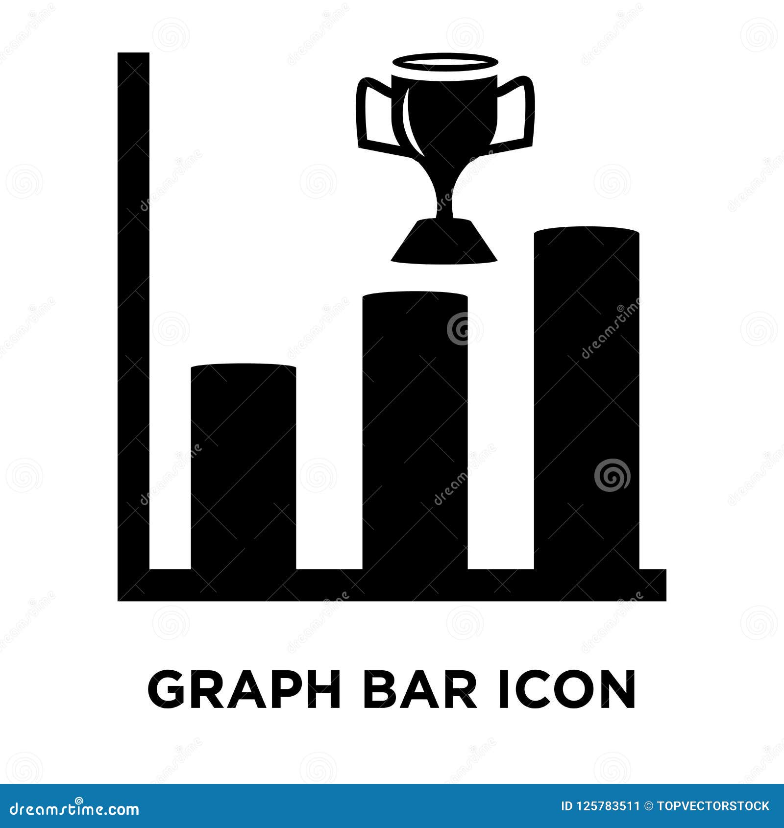 Graph Bar Icon Vector Isolated on White Background, Logo Concept Stock ... Graph Bar Icon Vector Isolated on White Background, Logo Concept Stock ...