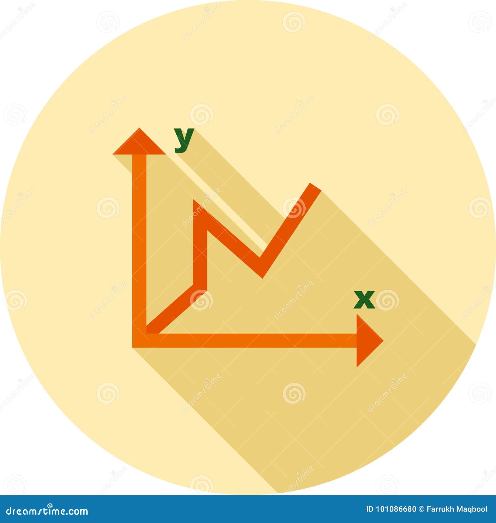 Graph I stock vector. Illustration of maths, vector - 101086680