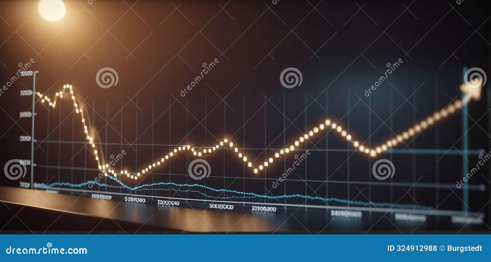 Graph or Block Diagram Shows the Increase or Decrease of Shares, Which ...
