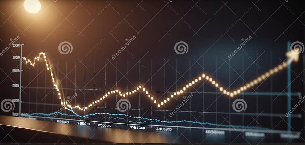 Graph or Block Diagram Shows the Increase or Decrease of Shares, Which ...