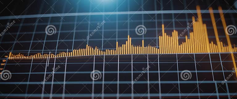 Graph or Block Diagram Shows the Increase or Decrease of Shares, Which ...