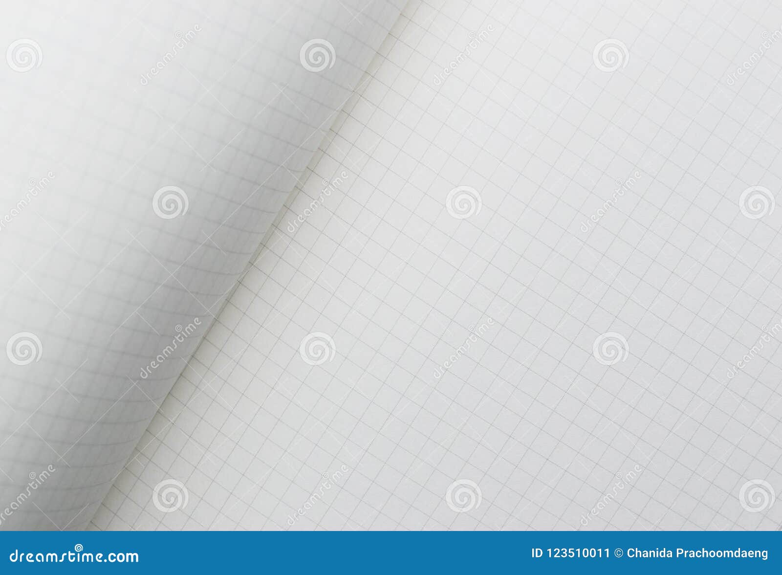 Graph Book Open, Grid Chart For Notes Or Statistics . Stock Photography ...