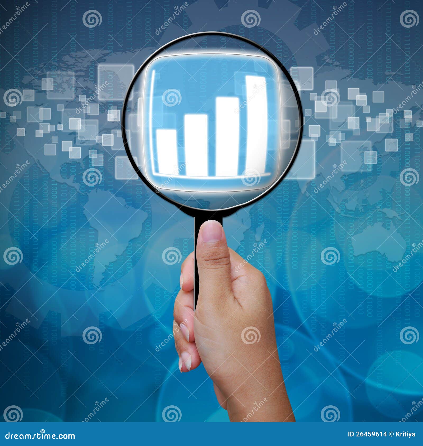 Graph Button In Magnifying Glass Stock Photo - Image of accessibility ... Graph Button In Magnifying Glass Stock Photo - Image of accessibility ...