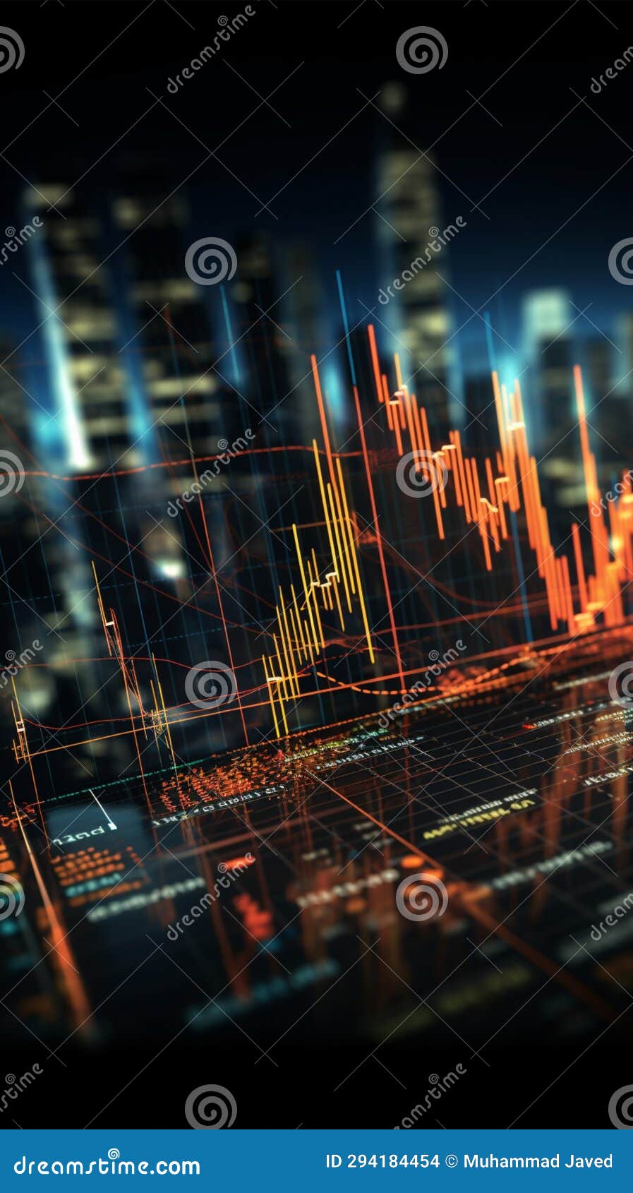 Graph and Chart Backdrop Embodies Forex Trading, Market Dynamics, and ...
