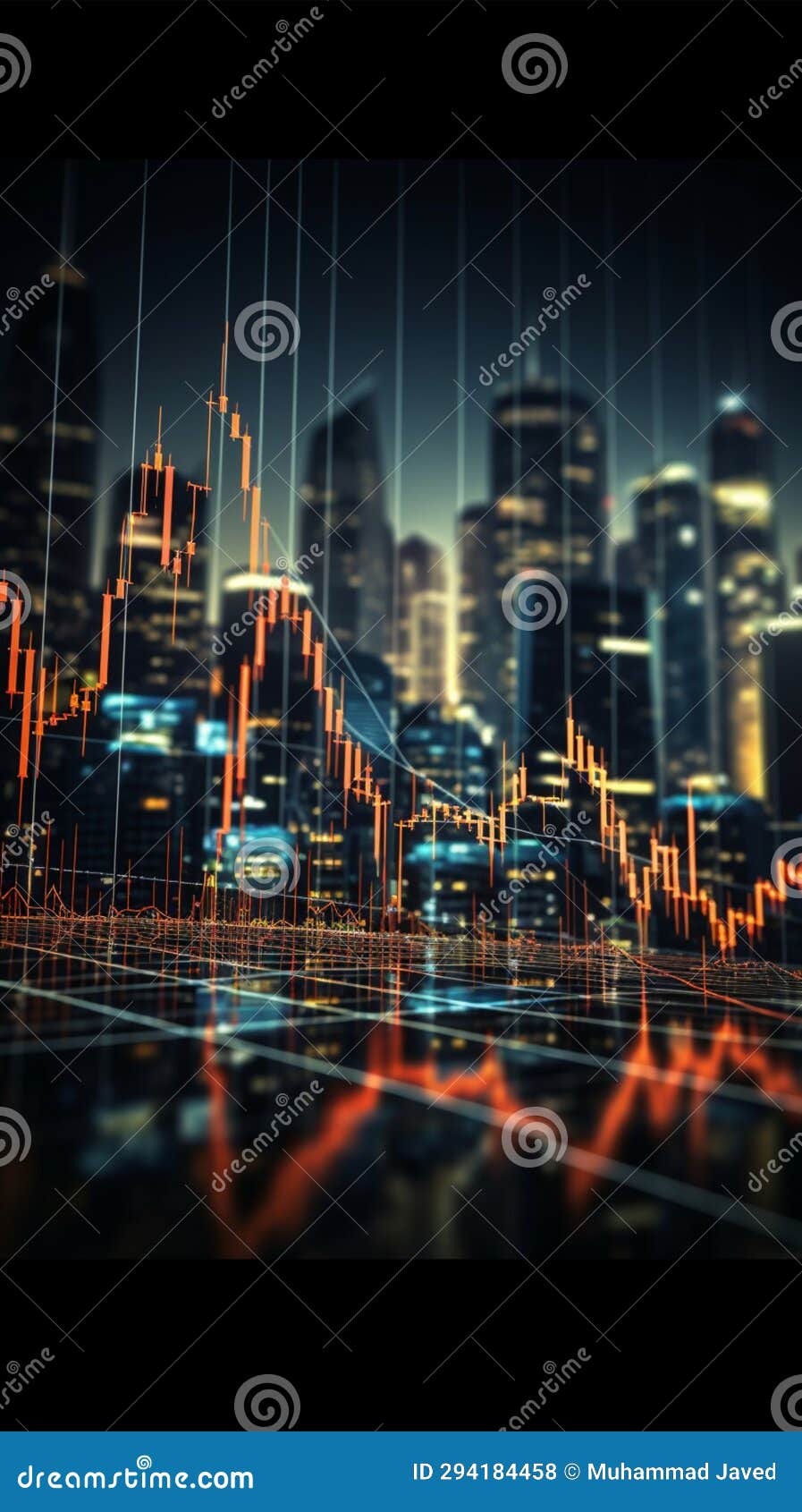 Graph and Chart Backdrop Embodies Forex Trading, Market Dynamics, and ...