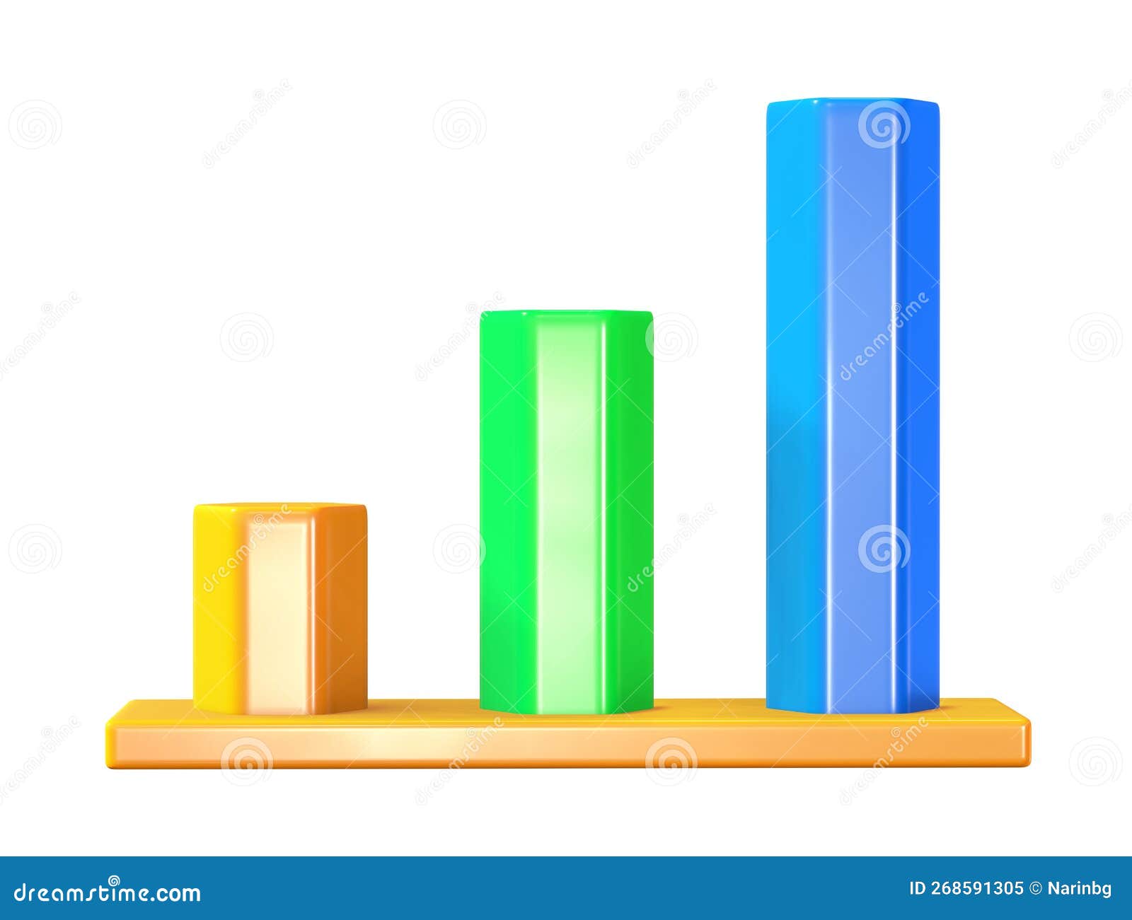 Graph Chart 3d Icon Transparent Illustration Stock Image - Illustration ...