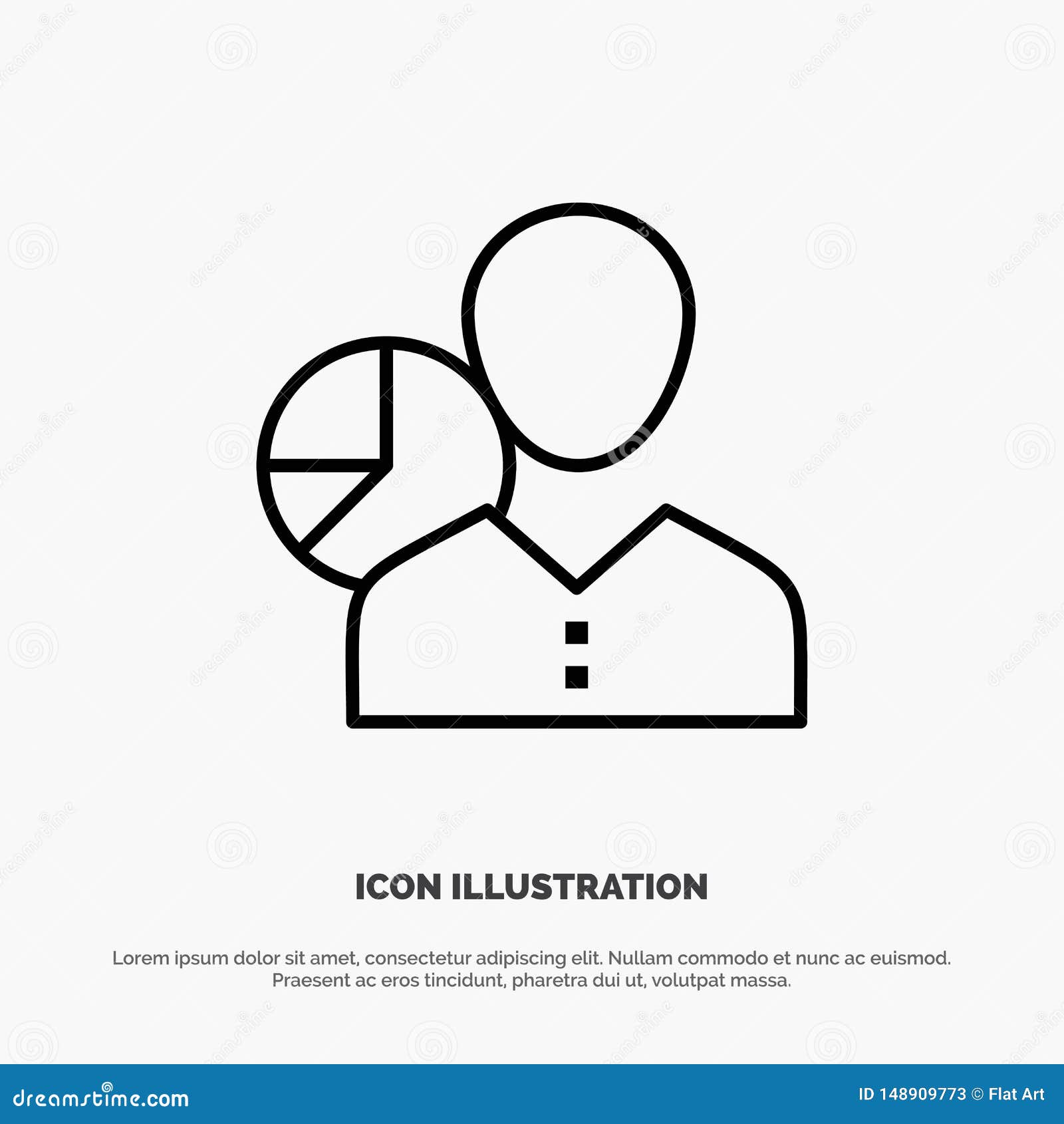 Graph, Chart, Data, Employee, Manager, Person, Statistics Line Icon ...