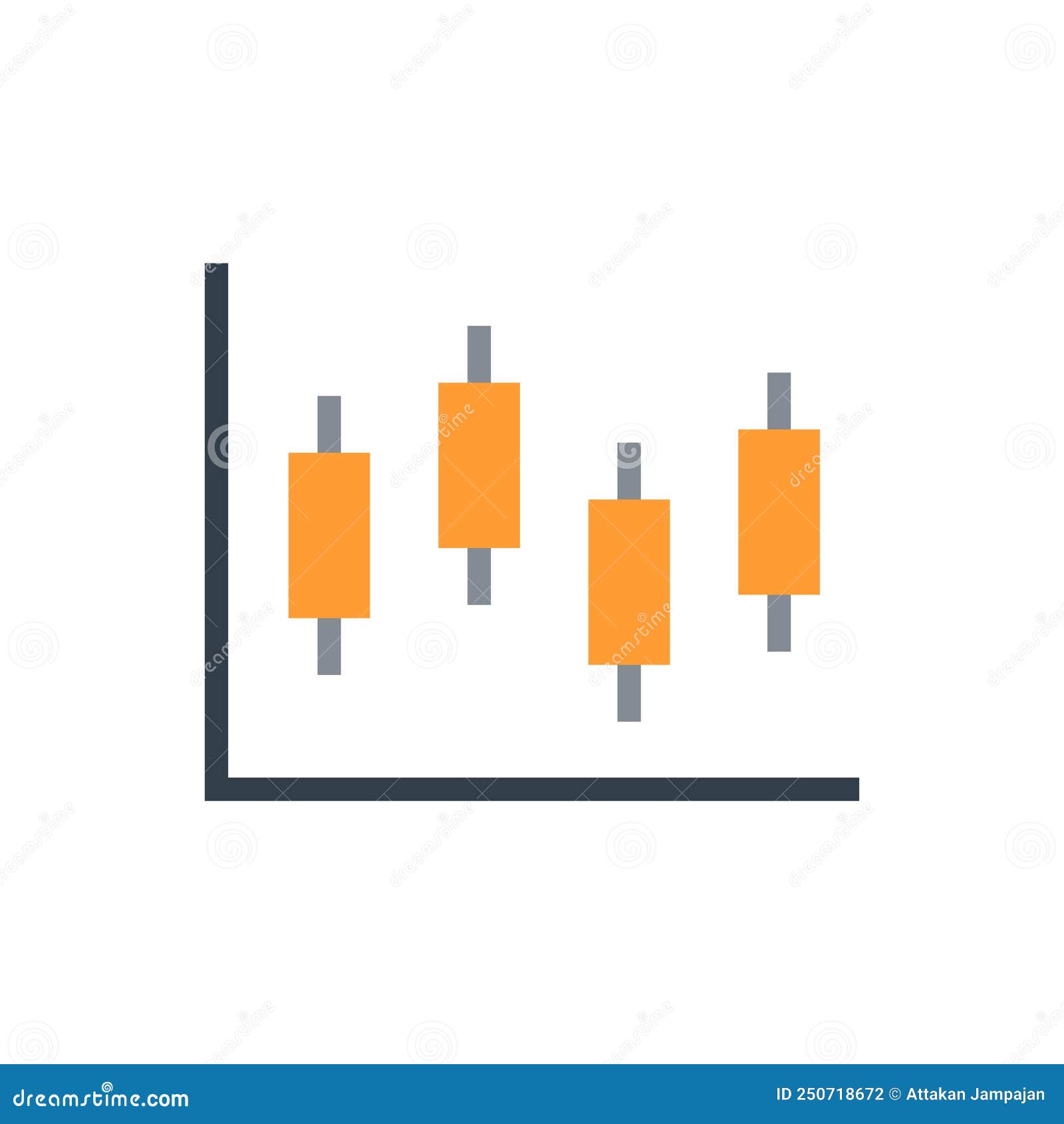 Graph Chart Icon, Vector and Illustration. Stock Vector - Illustration ...