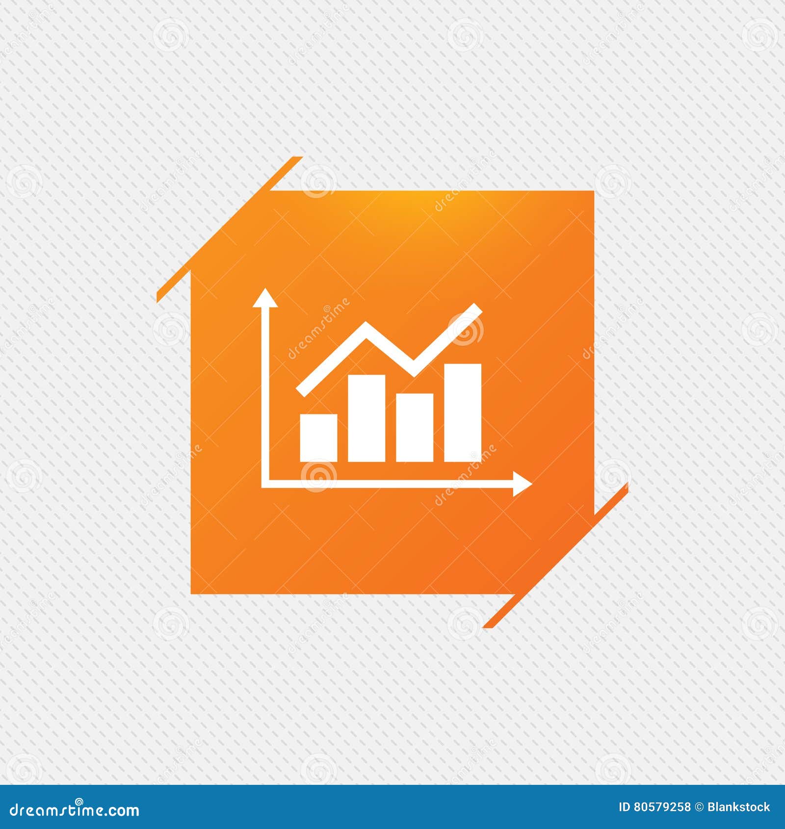 Graph Chart Sign Icon. Diagram Symbol Stock Vector - Illustration of ...