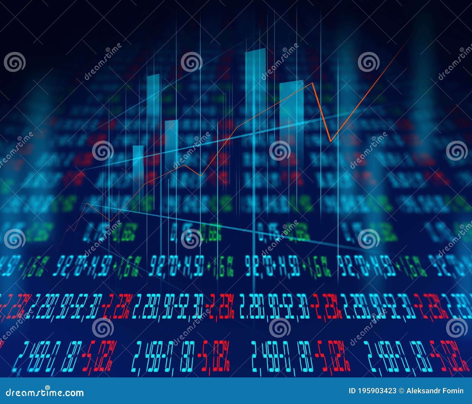 Graph Chart Table Transparent with Lots of Numbers in the Background ...