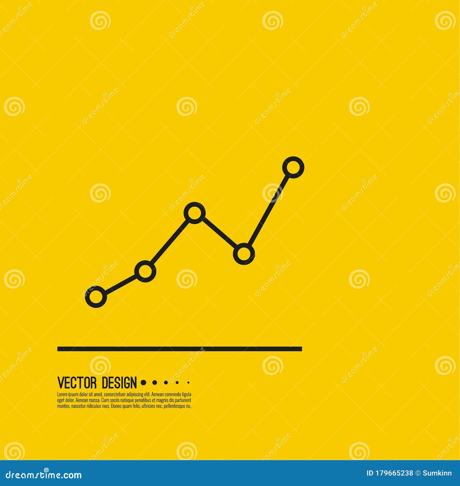 Graph chart vector stock vector. Illustration of data - 179665238